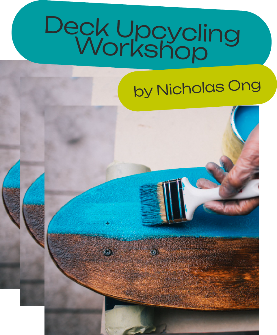 DECK UPCYCLING WORKSHOP W/ NICHOLAS ONG - TRIFECTA Backyard Sessions